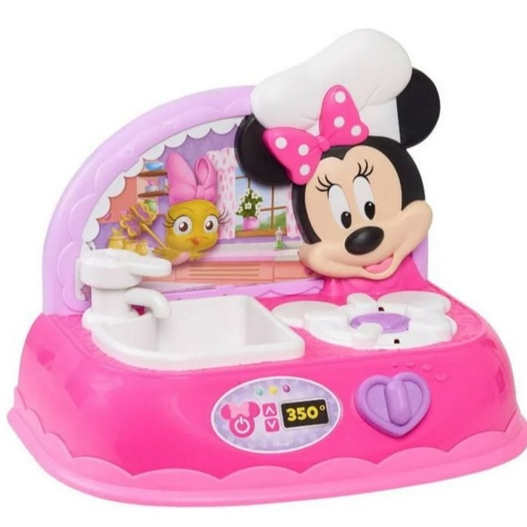 Disney | Toys | Minnie Mouse Super Sizzlin Play Kitchen W Phrases ...